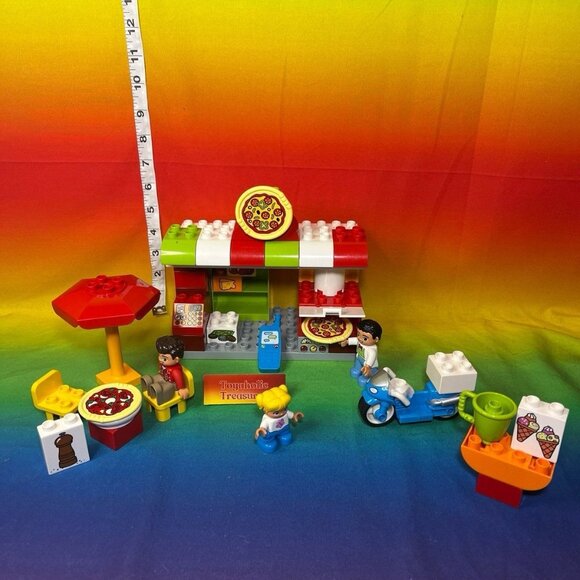 Toys | Lego Duplo My Town Pizzeria 1834 Pizza Shop | Poshmark